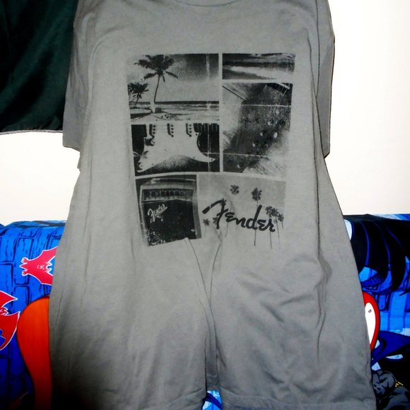 Fender | Shirts | Fender Guitar Amp Logo New 2xl Official Tee Mustang ...